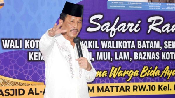 Gesa Pembangunan Masjid Al Amin Salim Mattar, Wali Kota Batam Beri ...